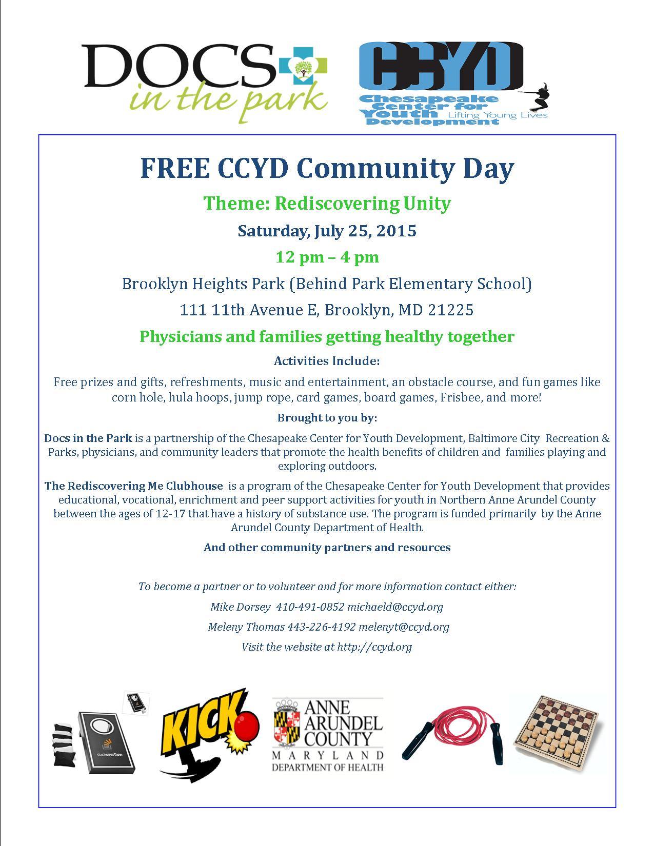 CCYD Community Day (2) - Prevent Substance Misuse