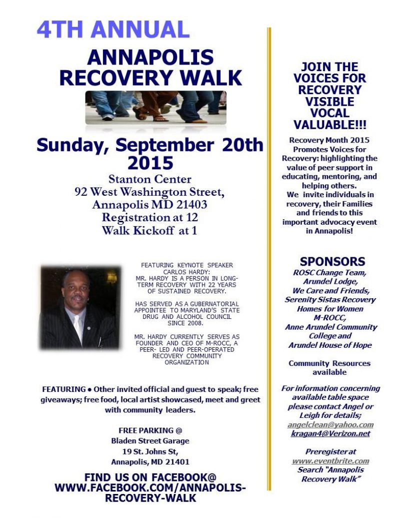 Recovery Walk Flyer - Prevent Substance Misuse Recovery Walk Flyer - Prevent Substance Misuse
