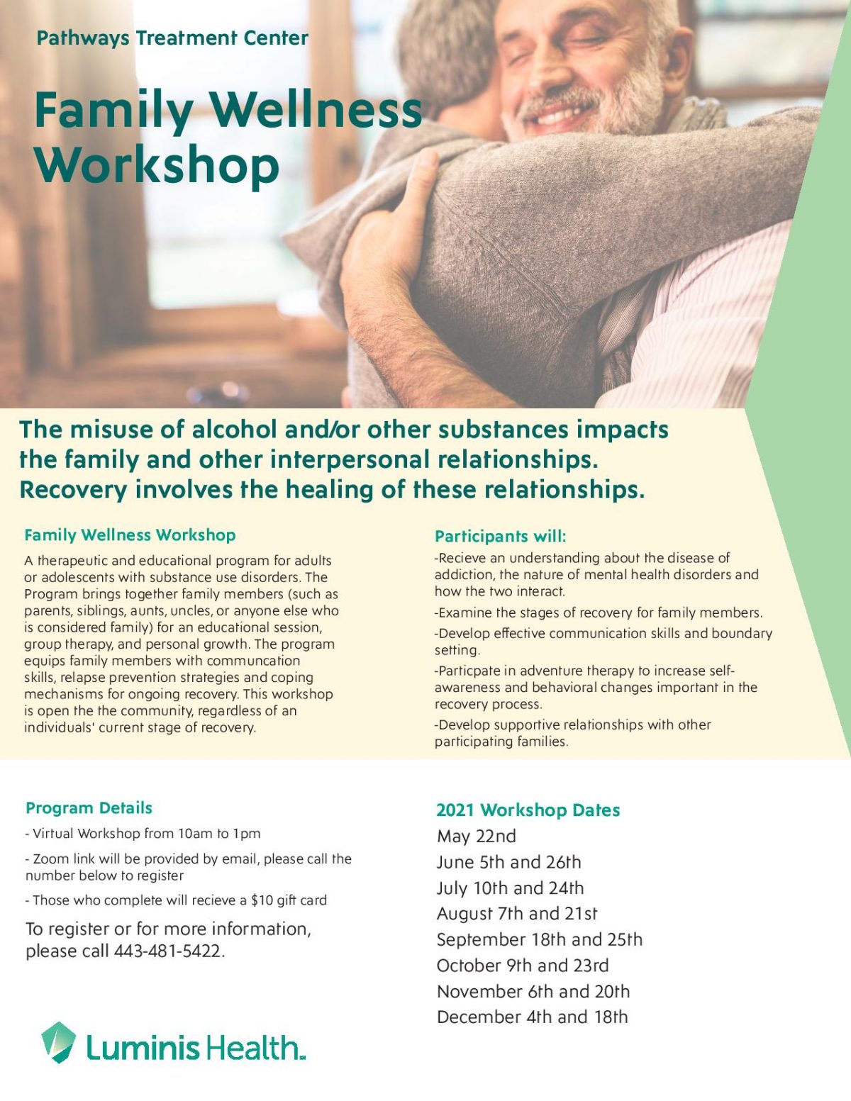 Family Wellness Workshop - Prevent Substance Misuse