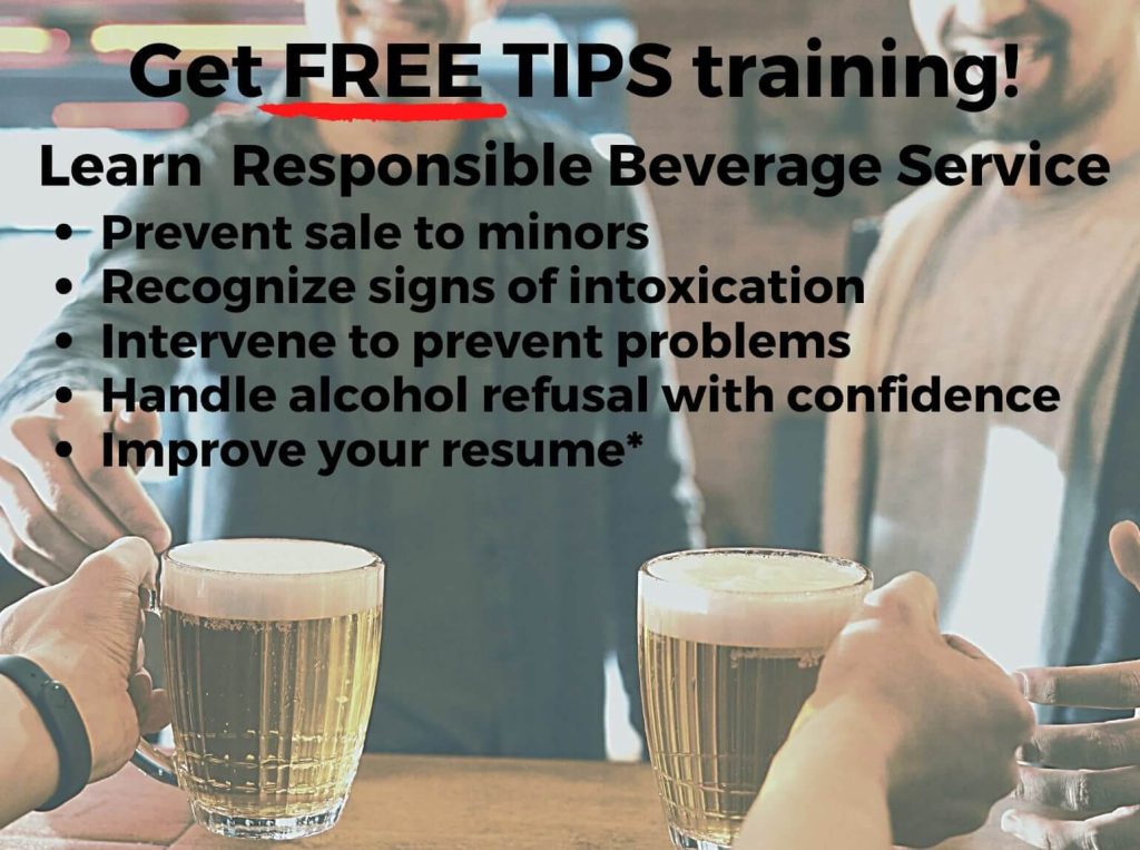TIPS Training - Prevent Substance Misuse