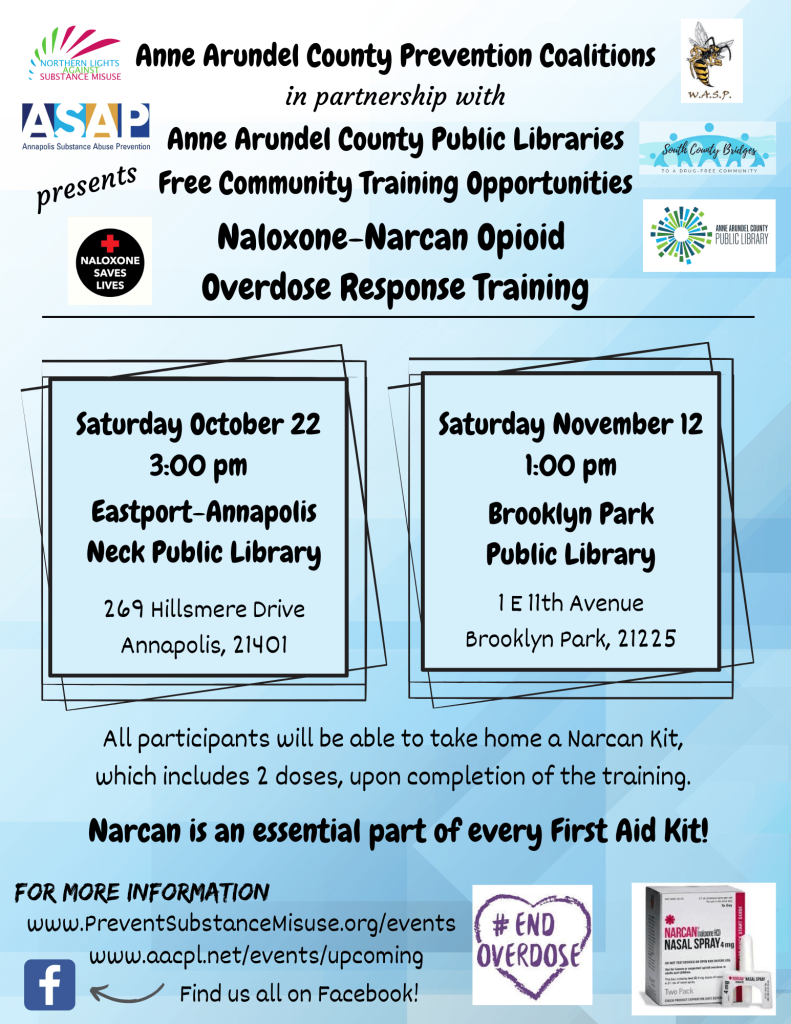 Free Public Naloxone/Narcan Training - Prevent Substance Misuse